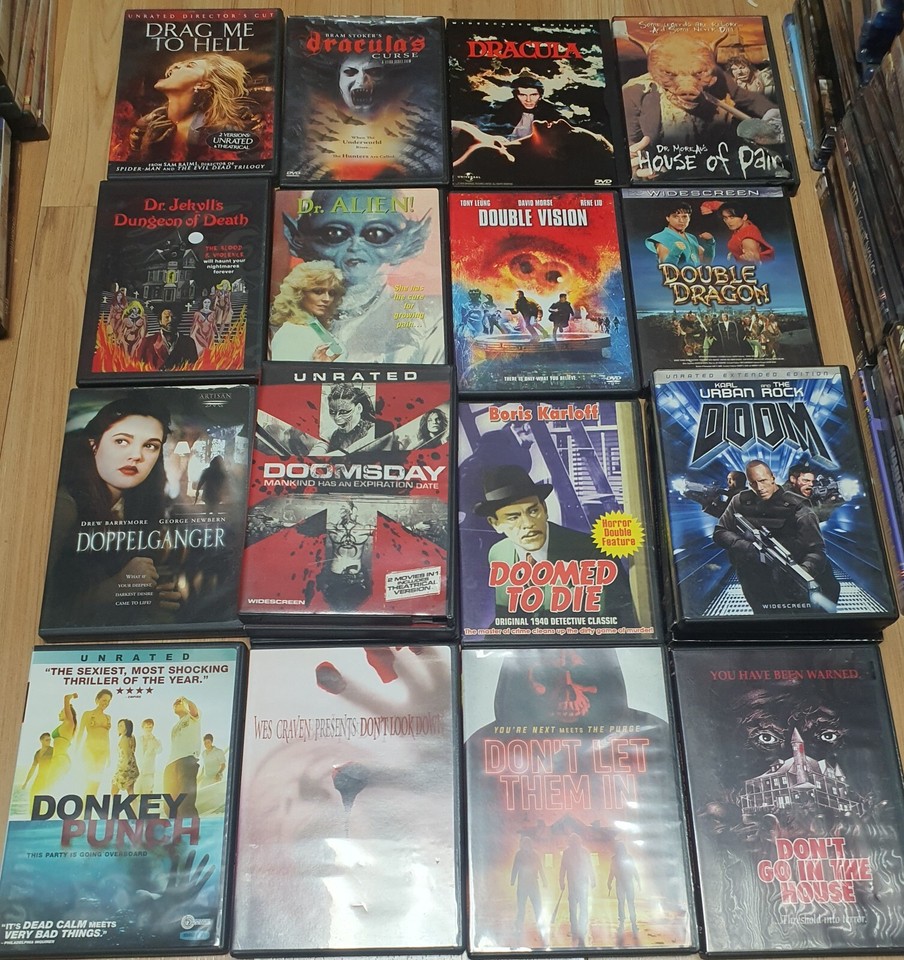 Updated 16 Feb $3 Horror, Sci-Fi Fantasy DVDs DEAD - FIVE - Buy More to ...