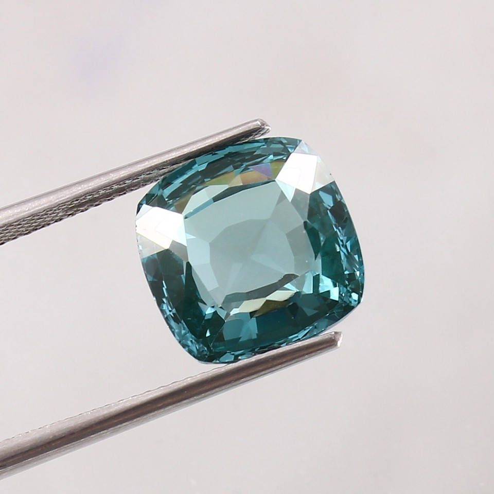 AAA Premium Quality Ceylon Green Spinel Loose Cushion Gemstone Cut ...