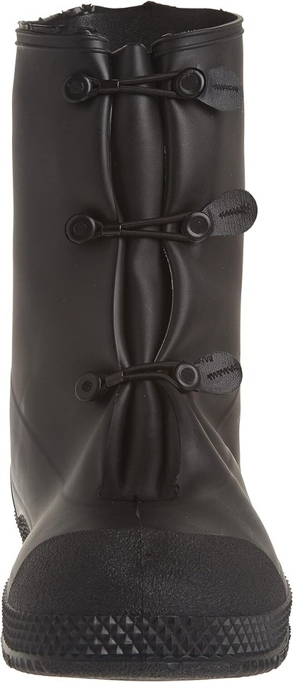 11001 Black PVC Rubber Waterproof Over Work Boots Shoes Rain Snow ...