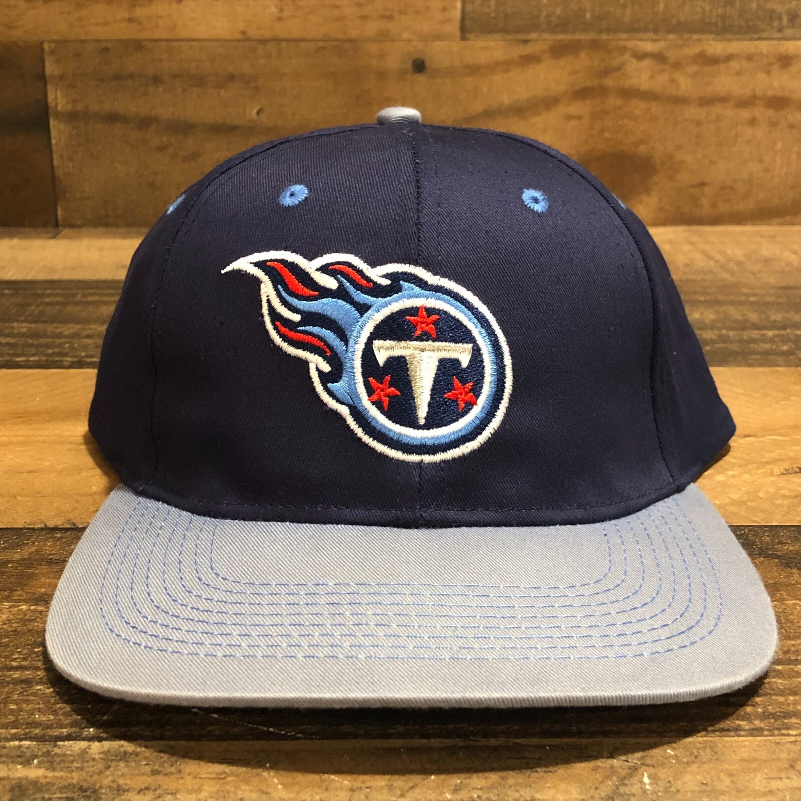 Vintage Tennessee Titans Hat Snapback Cap Mens Blue NFL Football Game ...