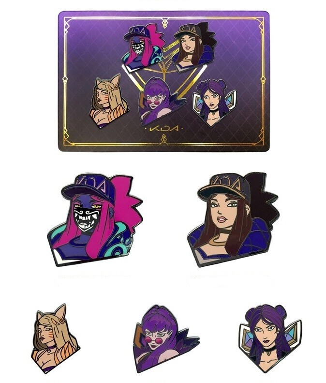 LoL League of Legends K/DA Badge Set Riot Games Authentic Goods | eBay