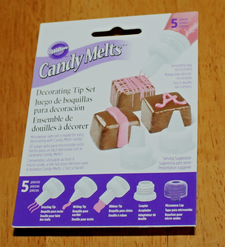 Wilton ~ 5 PC. CANDY MELTS DECORATING TIP SET #1904-1021 - Plastic ...