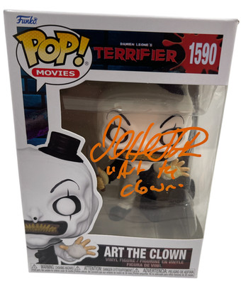 David Howard Thornton Signed Art The Clown Funko 1590 Terrifier Beckett ...