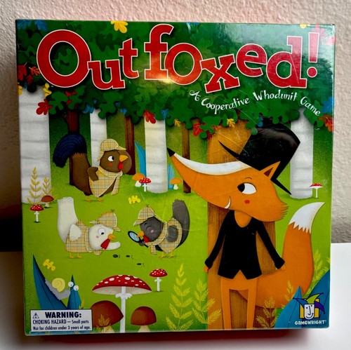 OUTFOXED! Board Game 100% COMPLETE SEALED 2015 AWARD WINNER Out Foxed ...