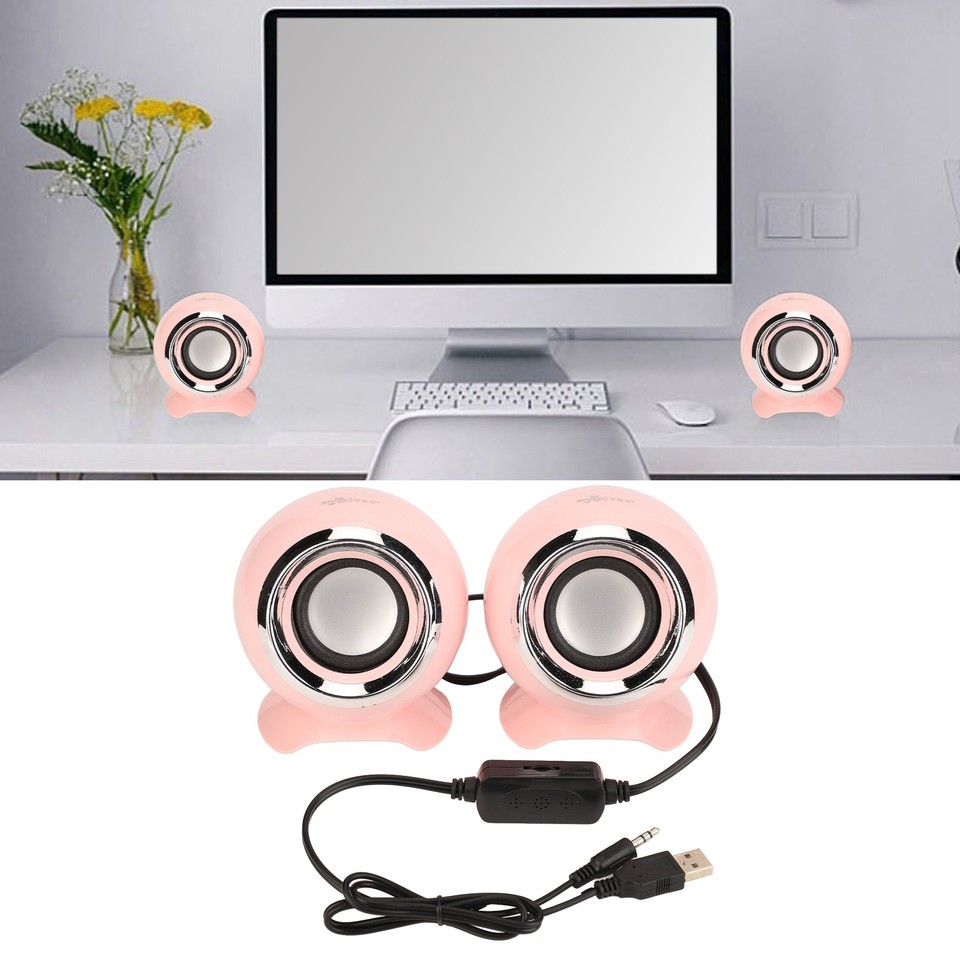 USB Computer Speaker 3.5mm Interface USB 5V Input Stereo Surround Sound ...