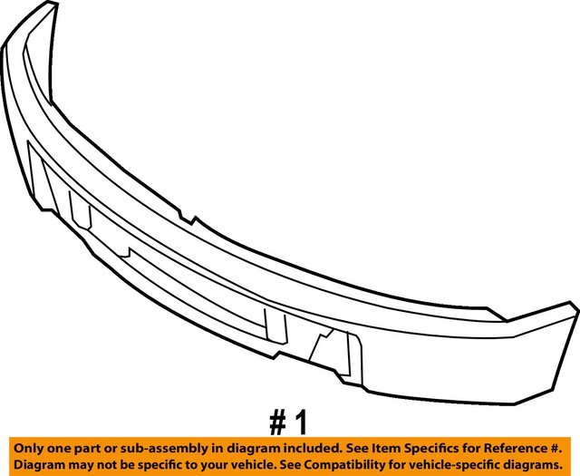 Ford OEM Bumper Face Bar 9L3Z17757B Image 1 for sale online | eBay