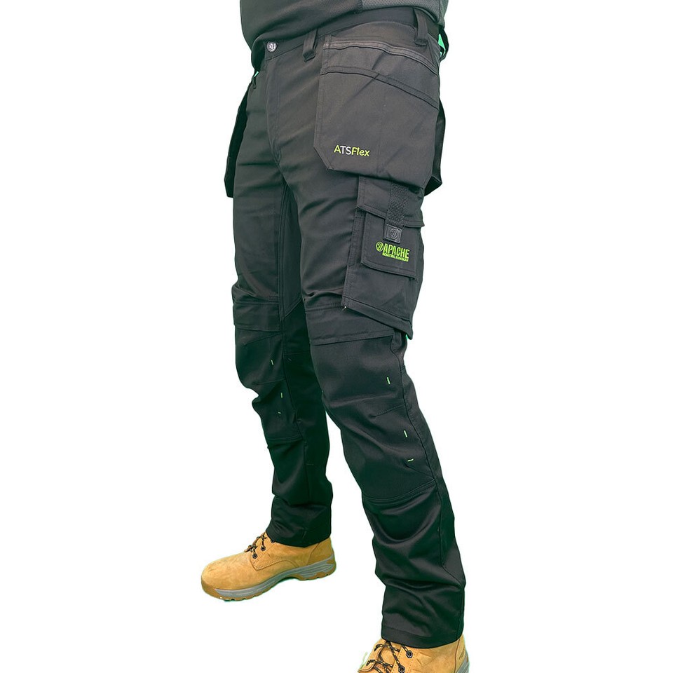 Apache Work Trousers ATS Flex - Bancroft Slim Fit with Stretch Panels ...