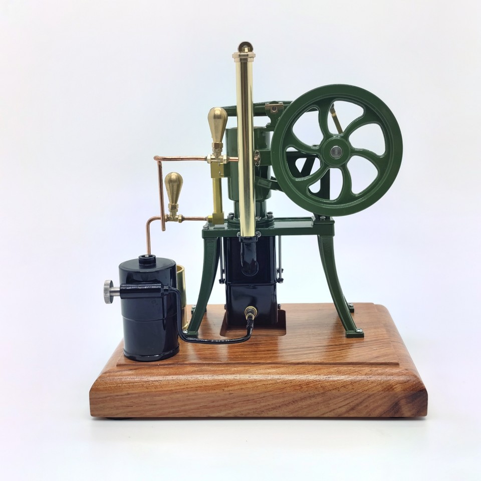 Mini Stirling Engine Green Brass Rider Ericsson Hot Air Pumping Engine ...