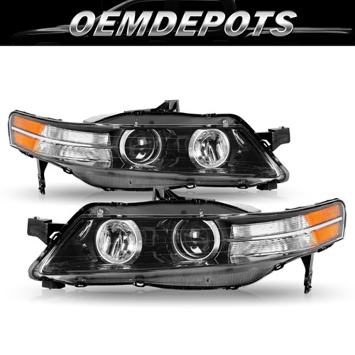 Left & Right Side For 2004-2008 Acura TL Type-S Model Headlights 04-08 ...