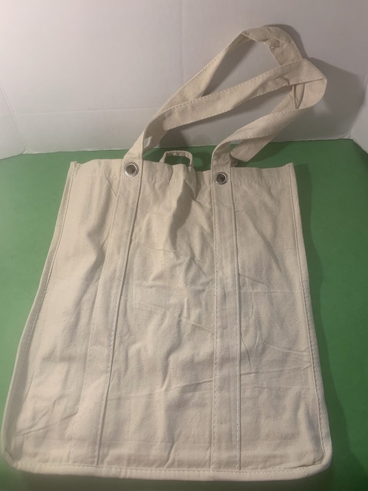 NEW TARGET CANVAS COTTON HEAVY-DUTY HEAVYWEIGHT TOTE BAG - RED LOGO ...