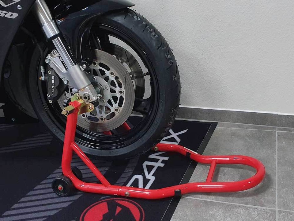 Cavalletto Montaggio Moto Frontale Rosso per Yamaha MT-07 2017-2020 ...