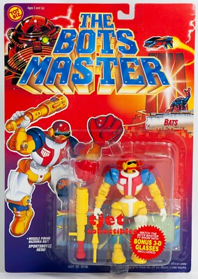 The Bots Master Bats Action Figure Toy Biz 1994 New | eBay
