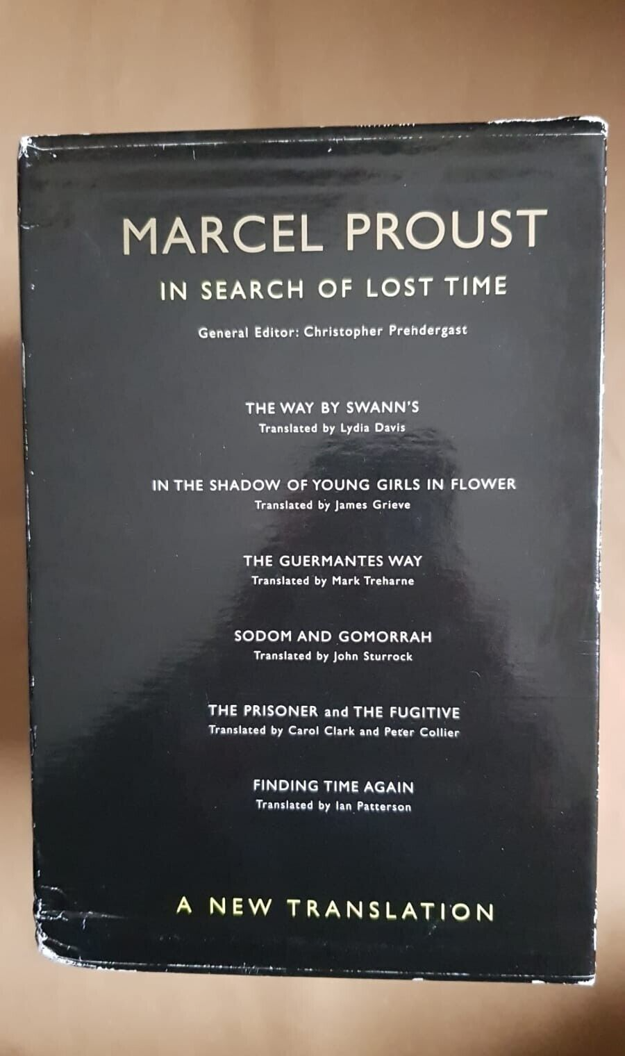 In Search of Lost Time; Marcel Proust; Penguin Books; 2002; Six volume ...