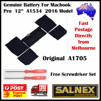 Genuine Battery A1705 for Apple MacBook Retina 12" A1534 MacBook 2016 ...