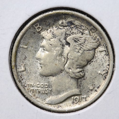 1917 Mercury Silver Dime CHOICE AU+ E248 YCR | eBay
