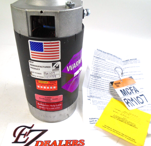 MCF Forklift Electric Motor RM107 Remanufactured Cat # 938894 EP20 F30 ...