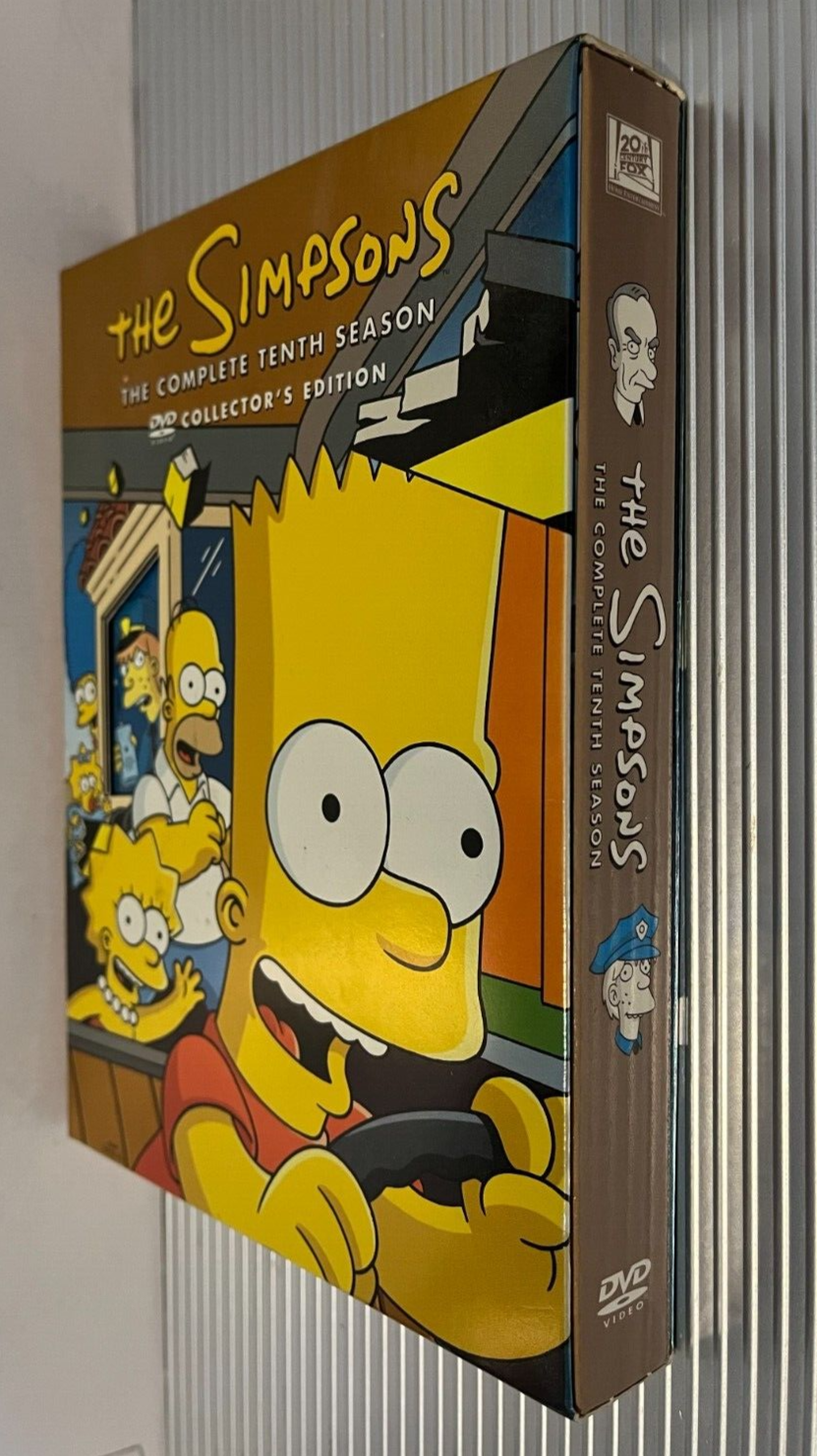 The Simpsons Tenth Season DVD - Animated Series - Homer Lisa Bart Marge ...