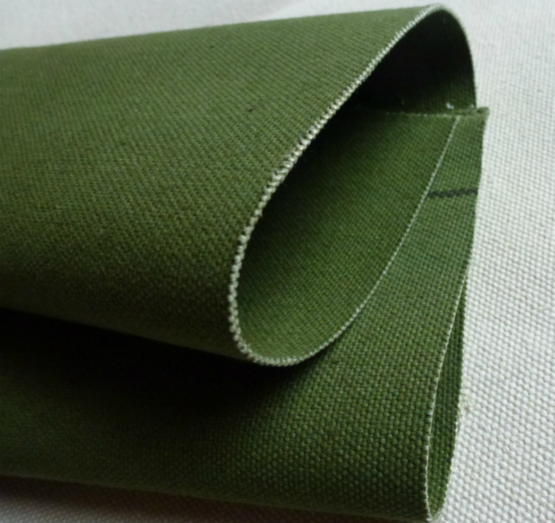 0.9m Width Thicken Army Green Cotton Canvas Fabric Heavy Duty Cloth for ...