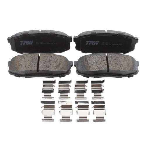 TRW Pro Rear Ceramic Brake Pad Set & Clips For LX570 Land Cruiser ...