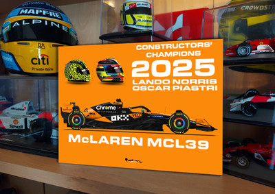 McLaren F1 Team Metal Sign 2025 Champions Lando Norris Oscar Piastri F1 ...