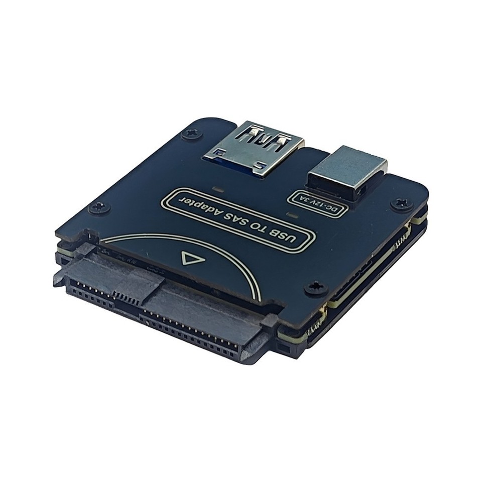 For SFF-8482 SAS Hard Disks to USB 3.0 Converter Adapter USB 3.0 to SAS ...