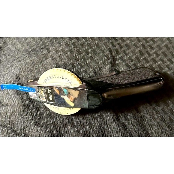 Rotex 880 Professional Label Maker Black Chrome 3/8-1/2 Avery works ...