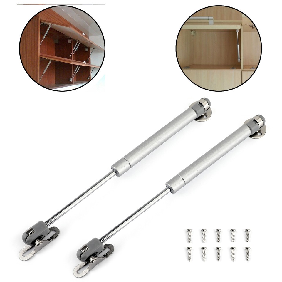 2 PACK Door Hinge Gas Spring Strut Prop Shock Lift Kitchen Cabinet ...