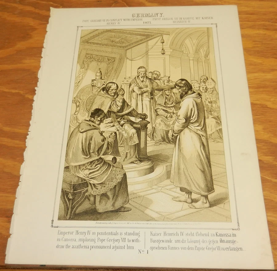 Pope Gregory Vii And Henry Iv Conflict