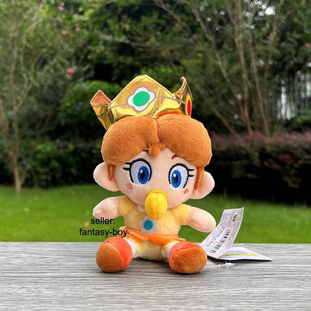 15cm Super Plush Baby Princess Daisy Cuddly Stuffed Toy Soft Doll ...