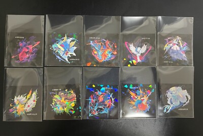 Pokemon Center Mega Evolution Stickers Charizard Set of 10 Japan Limited | eBay