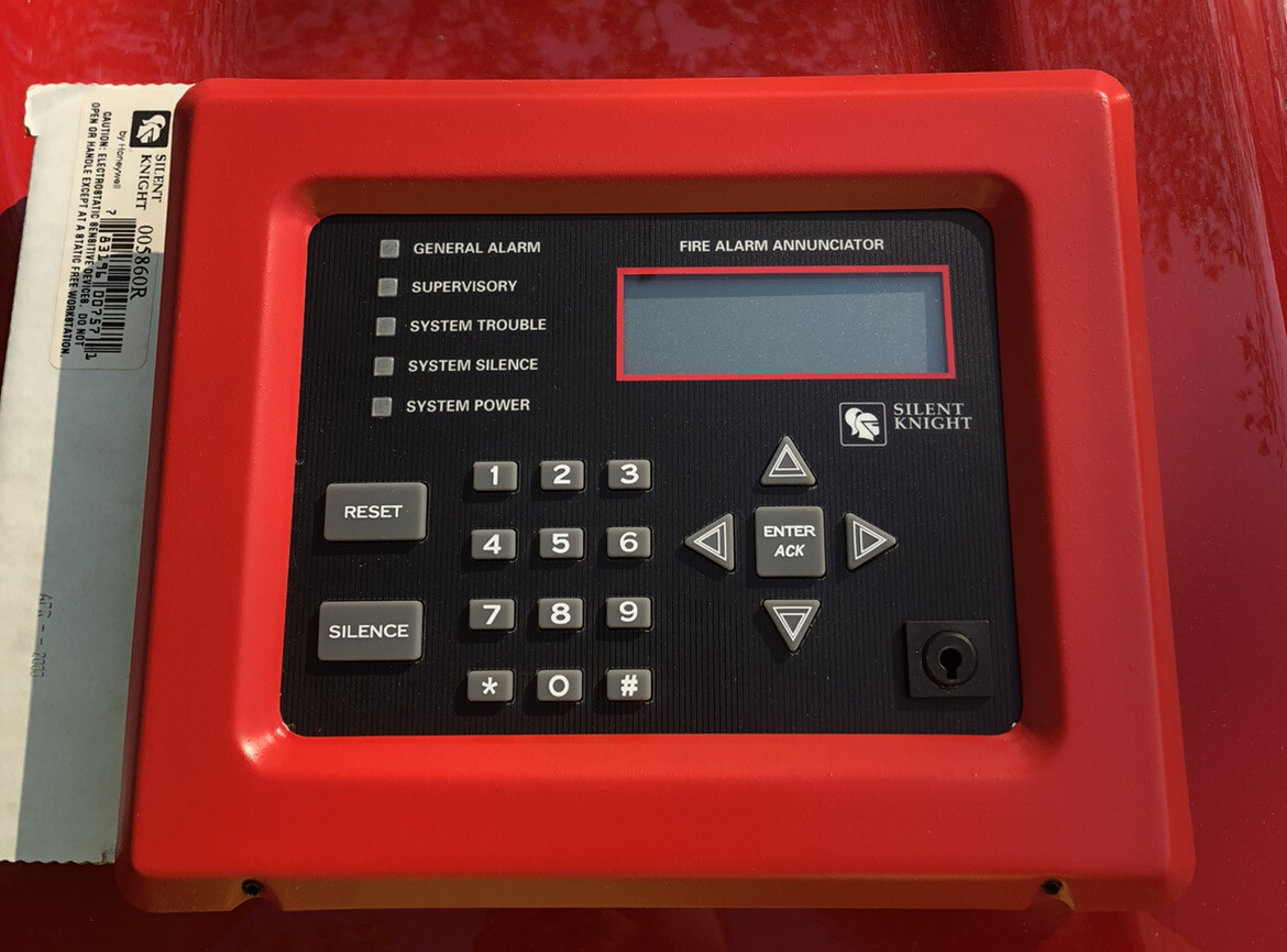 Silent Knight 5860R Remote Annunciator - Red for sale online | eBay