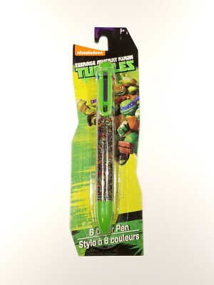 Nickelodeon Teenage Mutant Ninja Turtles 6 COLOR Ball Point Ink Pen ...
