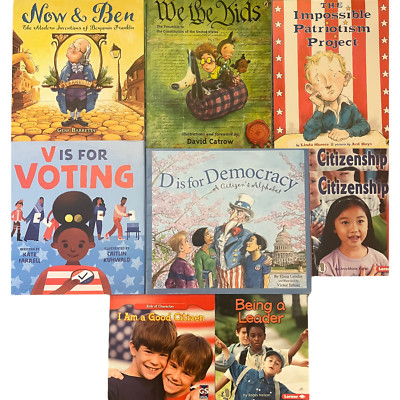Social Studies Civics & Government Kids Book Lot Classroom Library ...
