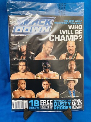 WWE SMACKDOWN Magazine - Who Will Be Champ? June 2006 w/ Poster, New ...