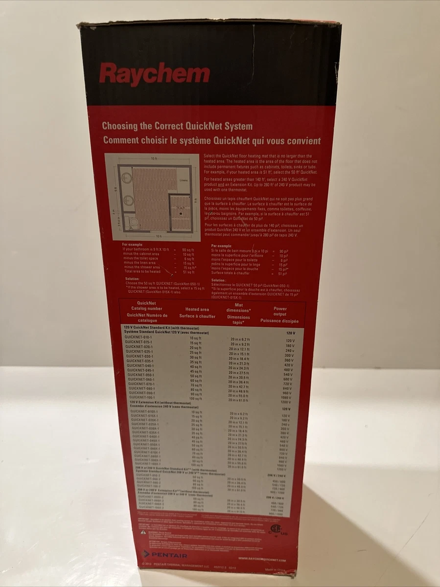 Raychem Floor Warming Kit
