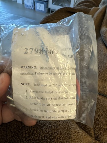 Thermal Cut Off Kit Thermostat KitchenAid Whirlpool Maytag Kenmore ...