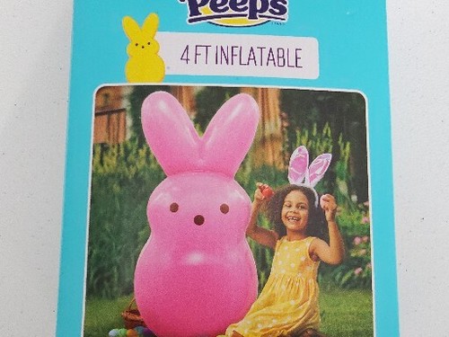 Easter Peeps 4 Foot Inflatable Bunny NIB | eBay