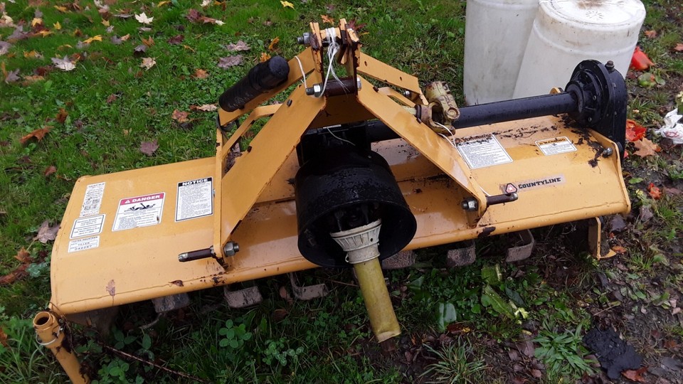 Countyline 5' PTO driven rototiller for compact utility tractor | eBay