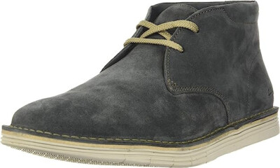 Clarks Mens Suede Boots Grey Forge Stride Storm Grey Suede Leather ...