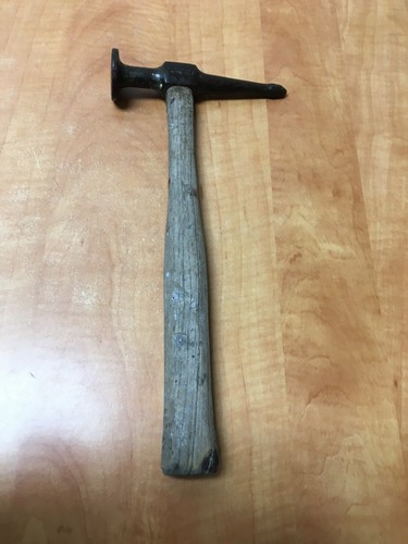 Vintage Snap On Tools BF630 Long Spot Pick Auto Body Hammer Wood Handle ...