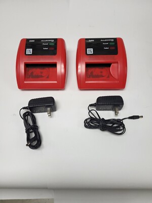 AccuBANKER D450 5-Point Counterfeit Bill Detector, Money Checker Red ...