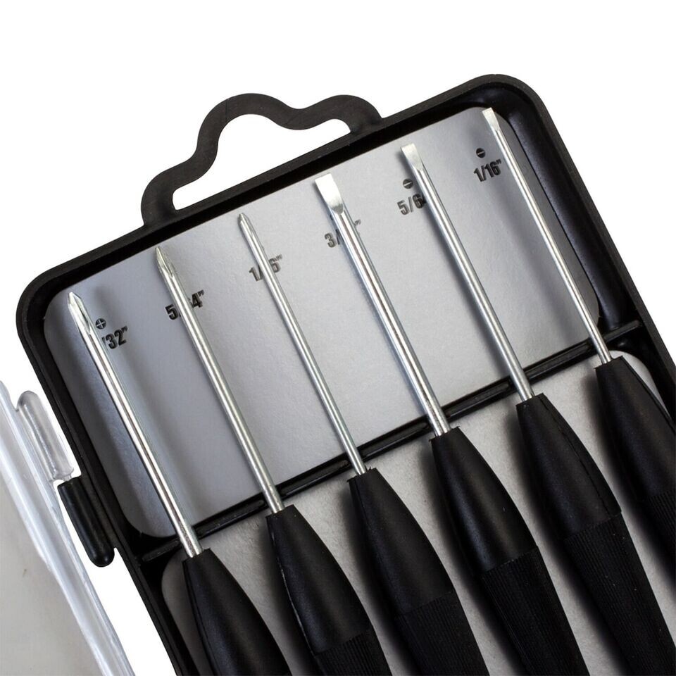 NEW Tool Bench Precision 6pc Magnetic Screwdriver Set with Case FREE ...