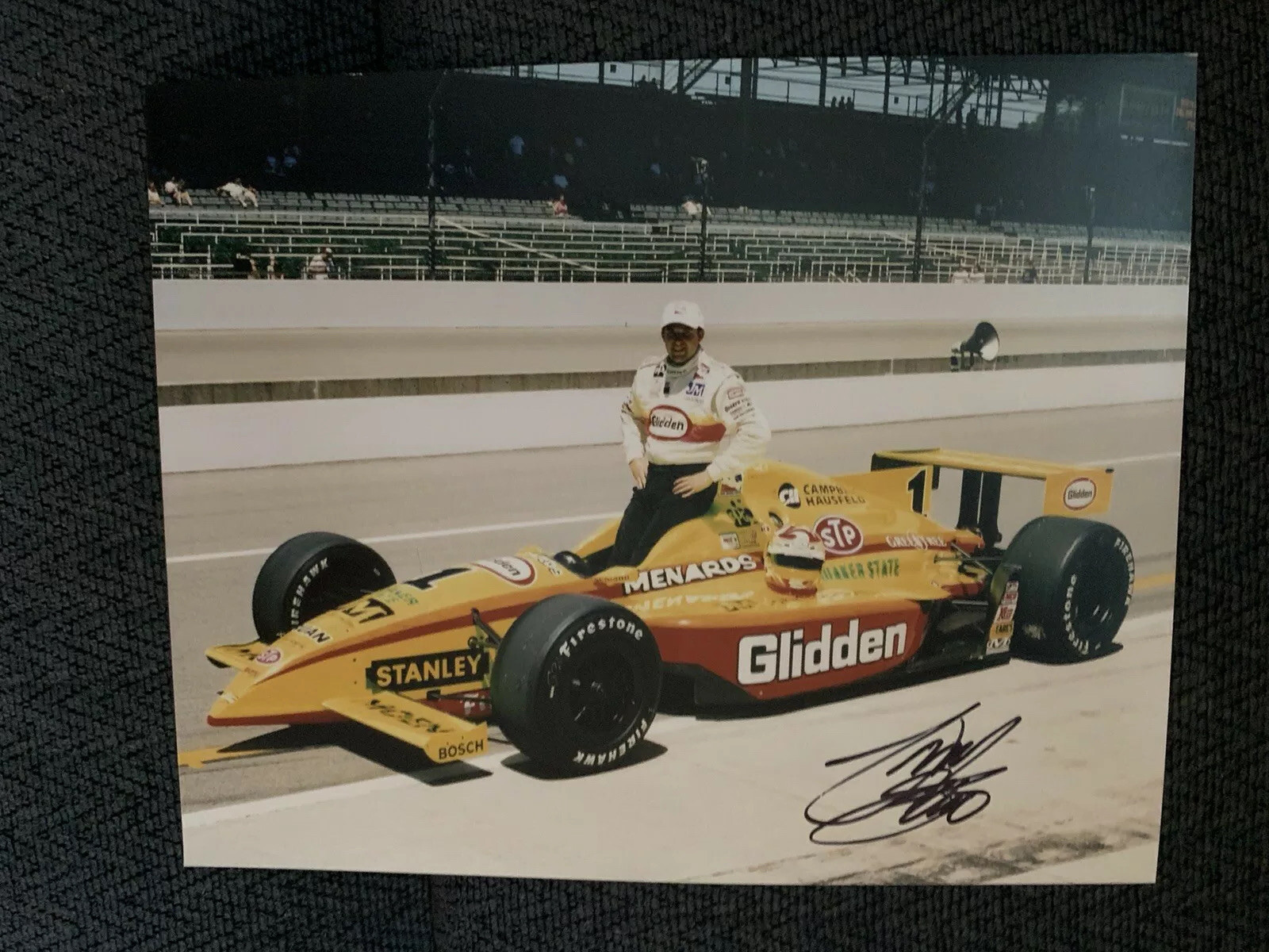 Tony Stewart Indy 500 Signed 8 X 10 Photo Indianapolis Autographed 1998 ...