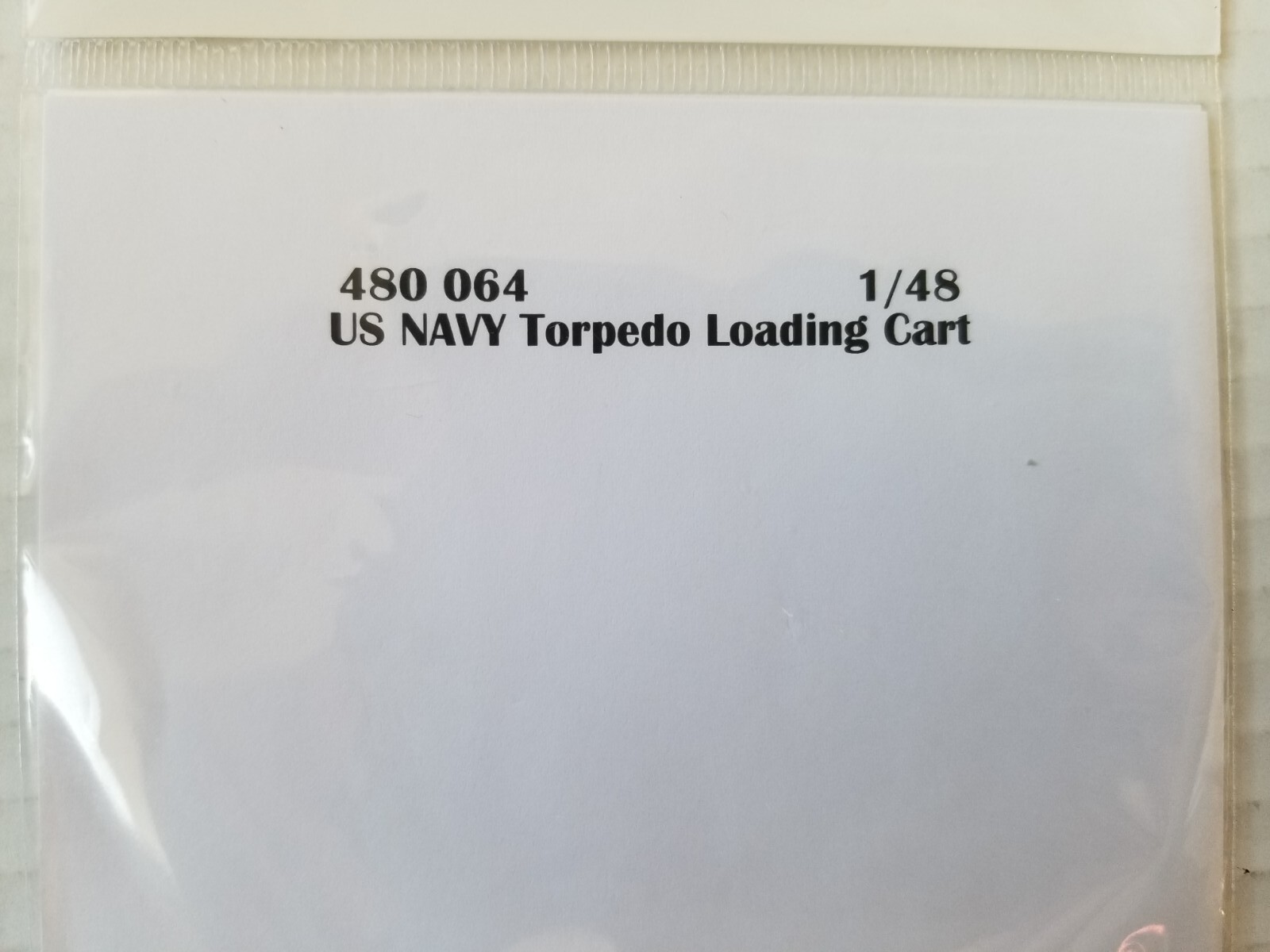 aero bonus Model US NAVY Torpedo Loading Cart 1/48 #480 064 SEALED | eBay