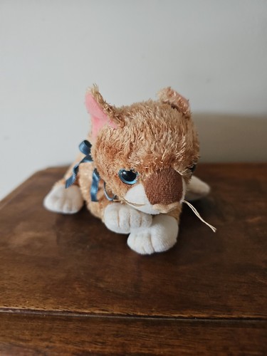 TY PLUSH Mattie GINGER KITTEN 6" Approx Stuffed Animal Cuddle Comfort ...