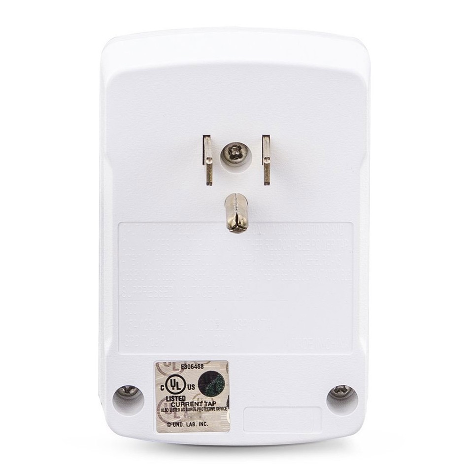 CyberPower Single Outlet Surge Protector in White | eBay