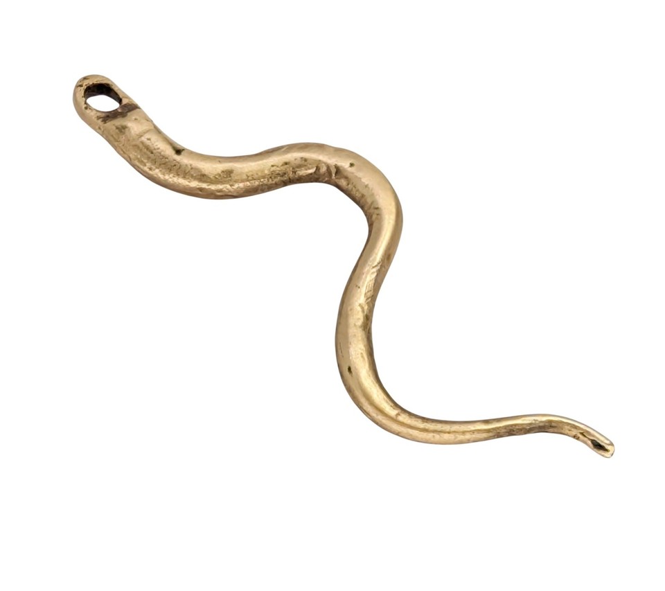 Jörmungandr Viking Snake Amulet – Ancient Norse Bronze Pendant, 9th ...