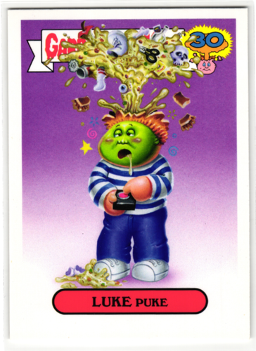 Luke Puke 2015 Garbage Pail Kids Adam Bomb Sticker | eBay