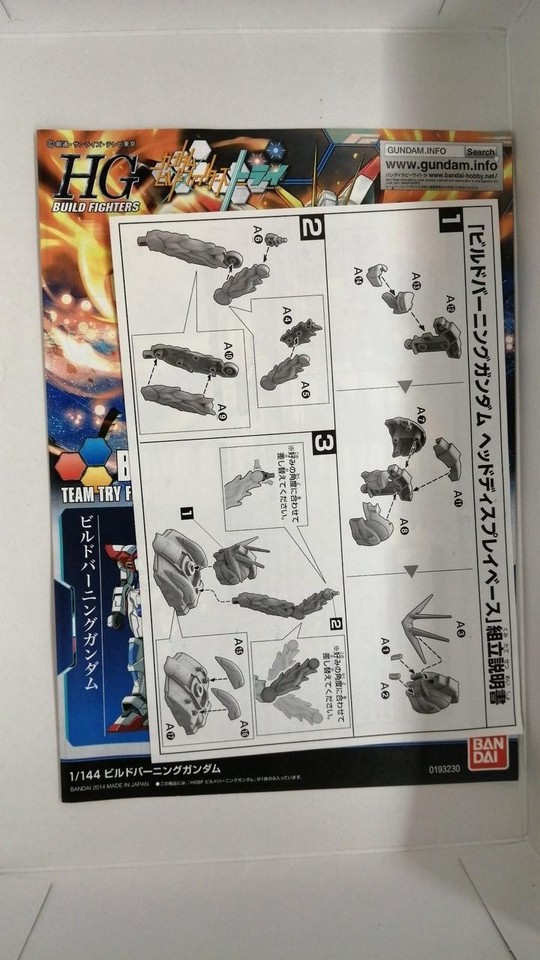 Plastic Model Hg 1 144 Build Burning Gundam Bandai JJi86 | eBay Australia