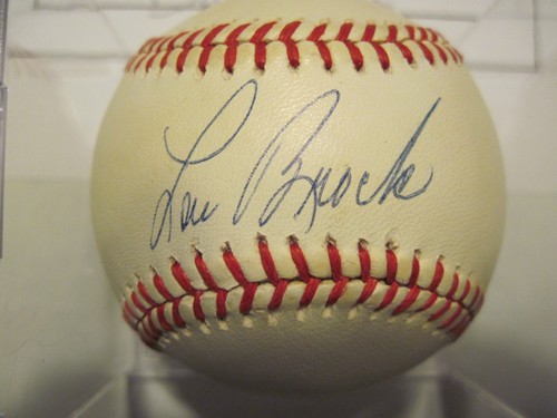 ST. LOUIS CARDINALS LOU BROCK AUTOGRAPH BASEBALL | eBay